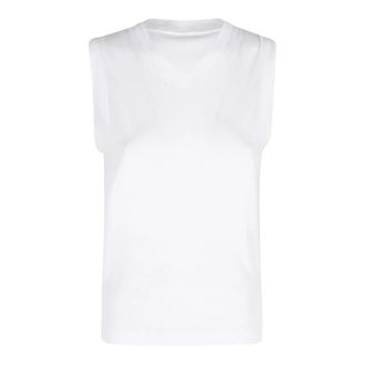 Vince High V Shell - - Tops - Damen - Wei&szlig; - M