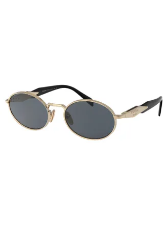 Prada Womens Sunglasses Pale Gold Metal