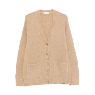 Dries Van Noten V-Ausschnitt Cardigan - - Knitwear - Damen - Beige - M