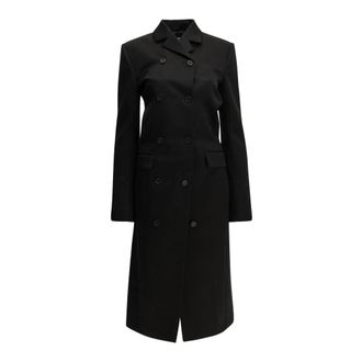 Khaite Rolon Long Coat - - Coats - Damen - Schwarzk - XS