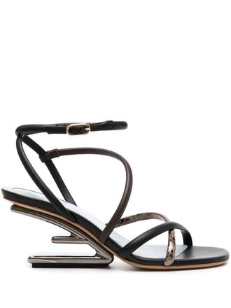 Fendi sandales First 85 mm &agrave; brides - Noir