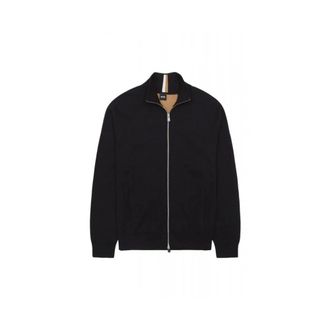 HUGO BOSS Homme, Pulls, Noir, Taille: 3XL Cardigan Enti&egrave;rement Zipp&eacute;