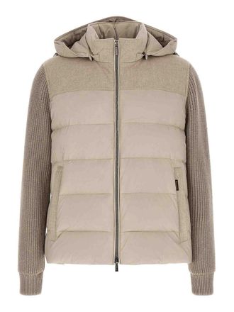 Moorer Blouson Rembourr&eacute; - Beige