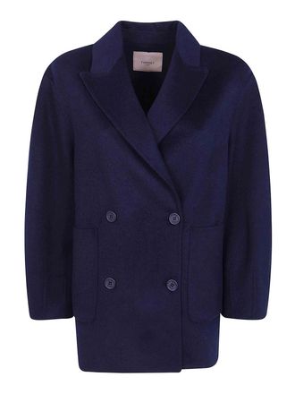 Twinset Manteau Court - Bleu