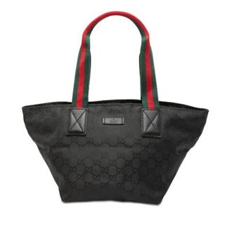 Gucci Sac cabas Pre-owned en nylon - Femme - Pre-owned - Noir - Taille: ONE Size