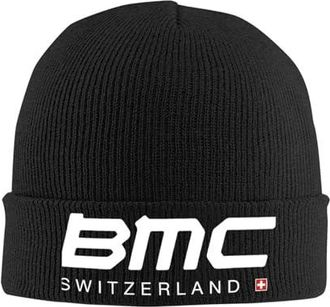 Generic Chapeau pour Hommes, Lettres Blanches de Marque BMC, Suisse, Femmes Unisex Chapeau tricot&eacute; Tuque, Bonnet Pullover, Hiver Chaud Cadeau de No&euml;l pour lex