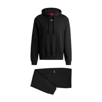 HUGO BOSS Homme, Sport, Noir, Taille: XL SweaT-shirt &agrave; capuche noir sportif