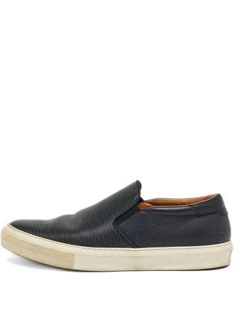 Louis Vuitton Sneakers aus strukturiertem Leder - Blau