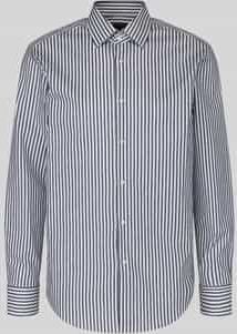 HUGO BOSS Regular Fit Businesshemd aus Baumwoll-Mix Modell H-Joe-kent