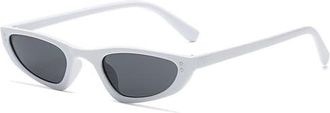 Generic Lunettes De Soleil Tendance &Agrave; Monture Fine For Femmes, Id&eacute;ales For Les Photos De Vacances, Les Sports De Plein Air Et Les F&ecirc;tes For Hommes.(White)