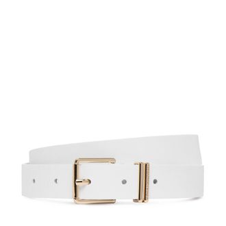 Tommy Hilfiger G&uuml;rtel Tommy Hilfiger Th Square 2.5 AW0AW18692 Wei&szlig;