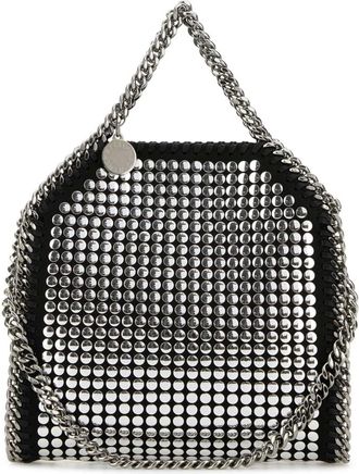 Stella McCartney Femme, Sacs, Noir, Taille: ONE Size Falabella Tiny Bag Mirror Hotfix