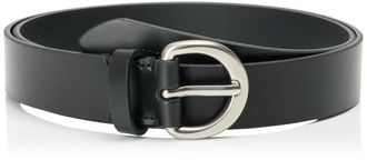 Calvin Klein Damen Gürtel Casual Pin Buckle 3,0 cm Ledergürtel, Beige (Black/Pewter), 90 cm
