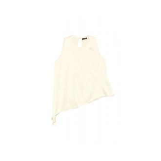 Liu Jo Femme, Tops, Beige, Taille: 44 FR Top sans manches &agrave; ourlet asym&eacute;trique