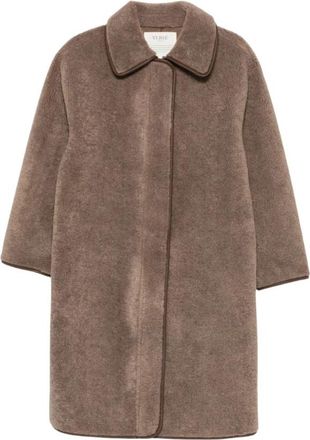 Yerse Mantel mit Shearling-Effekt - - Jackets - Damen - Braun - XS