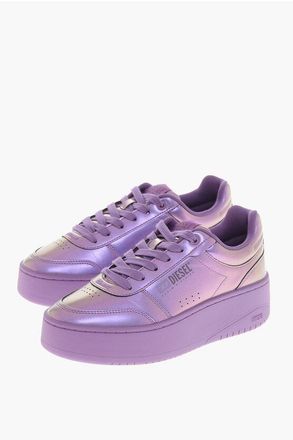 Diesel Low Sneakers S-ATHENE BOLD Vegan Eco-Leather With 6cm Maxi S size 40,5