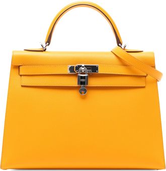 Herm&egrave;s Jaune DOr Epsom Kelly II Sellier 32