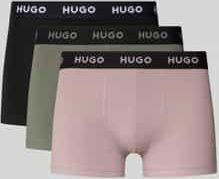HUGO BOSS Slim Fit Trunks aus Baumwoll-Mix im 3er-Pack Modell PACK