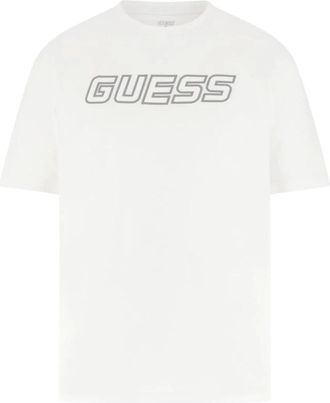 Guess Homme, Tops, Blanc, Taille: L Oversize Logo T-Shirt