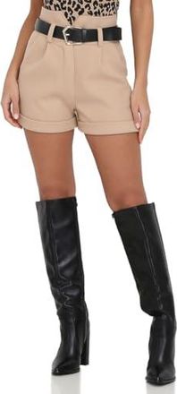 La Modeuse Short en lainage avec ceinture