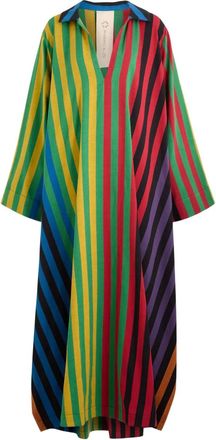 Marrakshi Life V-Neck Touareg maxi dress - Gr&uuml;n