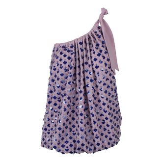 Essentiel Femme, Blouses et Chemises, Violet, Taille: 36 FR Top &agrave; sequins asym&eacute;trique