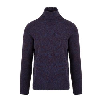 Drumohr Bordeaux Pullover f&uuml;r Herren - - Knitwear - Herren - Lila - 2XL