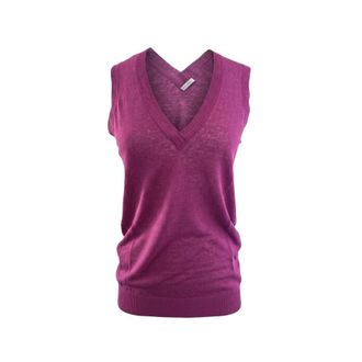 Malo Langes Tanktop - - Knitwear - Damen - Lila - S
