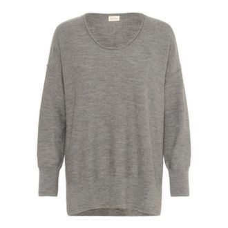 Part Two NouraPW PU Strik - - Knitwear - Damen - Grau - 2XL