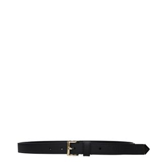 Prada Femmes Ceinture En Cuir Noir