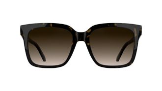 Calvin Klein Jeans Womens Sunglasses CKJ25624S - Dark Havana with Gradient Brown Lens