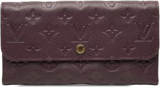 Louis Vuitton Portefeuille Pre-owned - Femme - Pre-owned - Violet - Taille: ONE Size