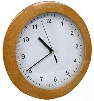 TFA Dostmann Wanduhr analog, 98.1064, aus Buche, mit Sekundenzeiger, Glasabdeckung, inkl Batterie, Buche