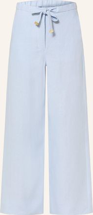 Max Mara Leinen-Culotte Amedea blau