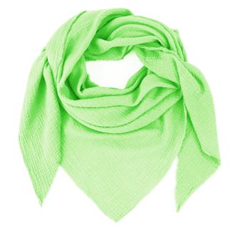 Glamexx24 Damenschal Musselin Dreieck Schal, XXL Schal verschiedenen Farben Halstuch Winterschal aus Baumwolle Hergestellt in Italien