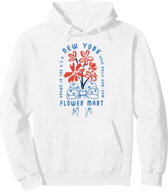 Trendy Apparel New York Flower Mart Grown In The USA Pullover Hoodie