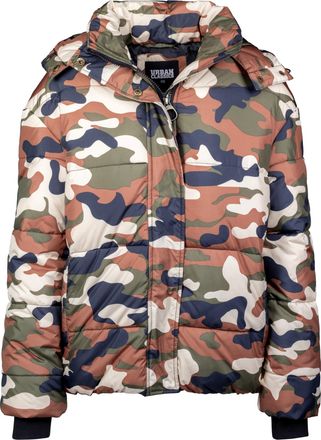 Urban Classics Damen Ladies Boyfriend Camo Puffer Jacket Jacke, per Pack Mehrfarbig (rustycamo 01456), XXXX-Large (Herstellergr&ouml;&szlig;e: 4XL)