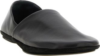 Christophe Lemaire Nappa Leather Slip-On Loafer - Black