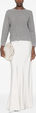 Fabiana Filippi Sequin-Embellished Wool Sweater - grey