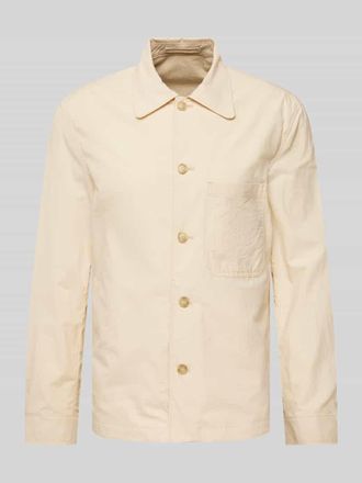 Mango Hemdjacke mit Brusttasche Modell clay