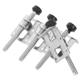 Hemobllo 4 St&uuml;ck Verstellbare M&ouml;bel Nivellierf&uuml;&szlig;e aus Robustem Stahl H&ouml;henverstellbare Schrankbein Ausgleicher f&uuml;r Tische und Werkb&auml;nke rutschfest f&uuml;r Unebene 