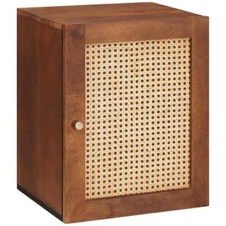 vidaXL Vidaxl - Cabinet de salle de bain avec &eacute;tag&egrave;re Marron 38 x 33.5 x 48 cm