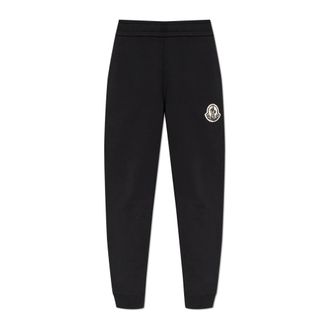 Moncler Sweatpants mit Aufn&auml;her - - Trousers - Herren - Schwarzk - S