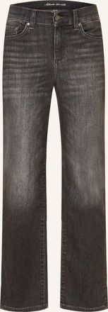 Liu Jo Liu Jo Straight Jeans Authentic Mit Schmucksteinen grau