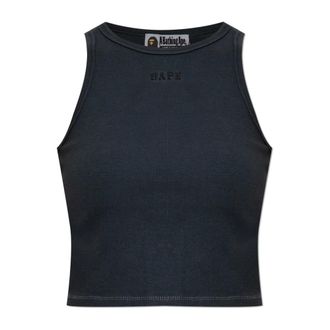 A Bathing Ape A Bathing Ape, Femme, Tops, Noir, Taille: 42 FR Top avec Logo