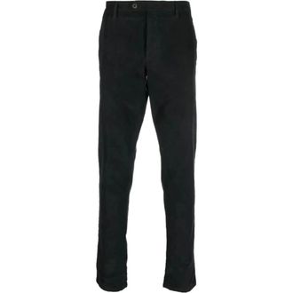 Lardini Pantalon en velours c&ocirc;tel&eacute; - Homme - Pantalons - Noir - Taille: 2XL