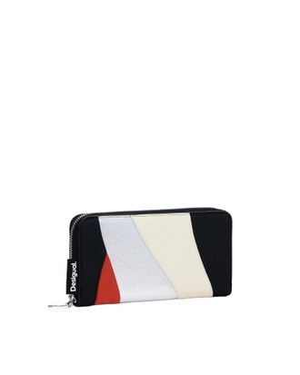 Desigual Womens Accessories PU Long Bi-Fold Wallet, Material FINISHES