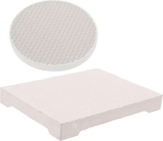 Pretyzoom 2 Stück Teiliges Feuerfestes Schweißbrett mit Honigwabenstruktur Hochtemperaturbeständig für Silber Kupferschmuck Isolierend Große Arbeitsfläche Langl