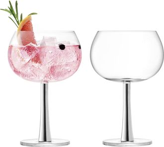 LSA International Gin Ballonglas, Glas, Platinum, 11.1 cm, 2