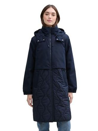 Tom Tailor Denim TOM TAILOR Denim 1044456 Jacket, 10668-sky Captain Blue, L Femmes